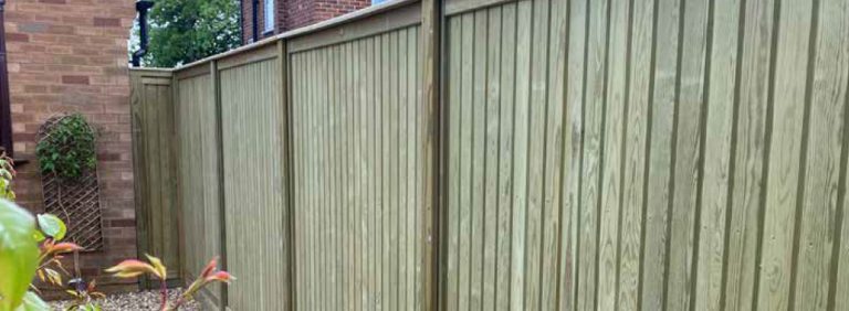 Vertical Tongue & Groove Effect Fence Panels | The Fencing Bloke